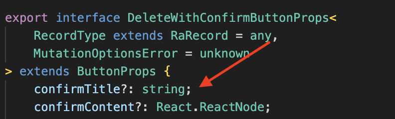 DeleteWithConfirmButton for ConfirmTitle accept only string · Issue #9105 · marmelab/react-admin ...
