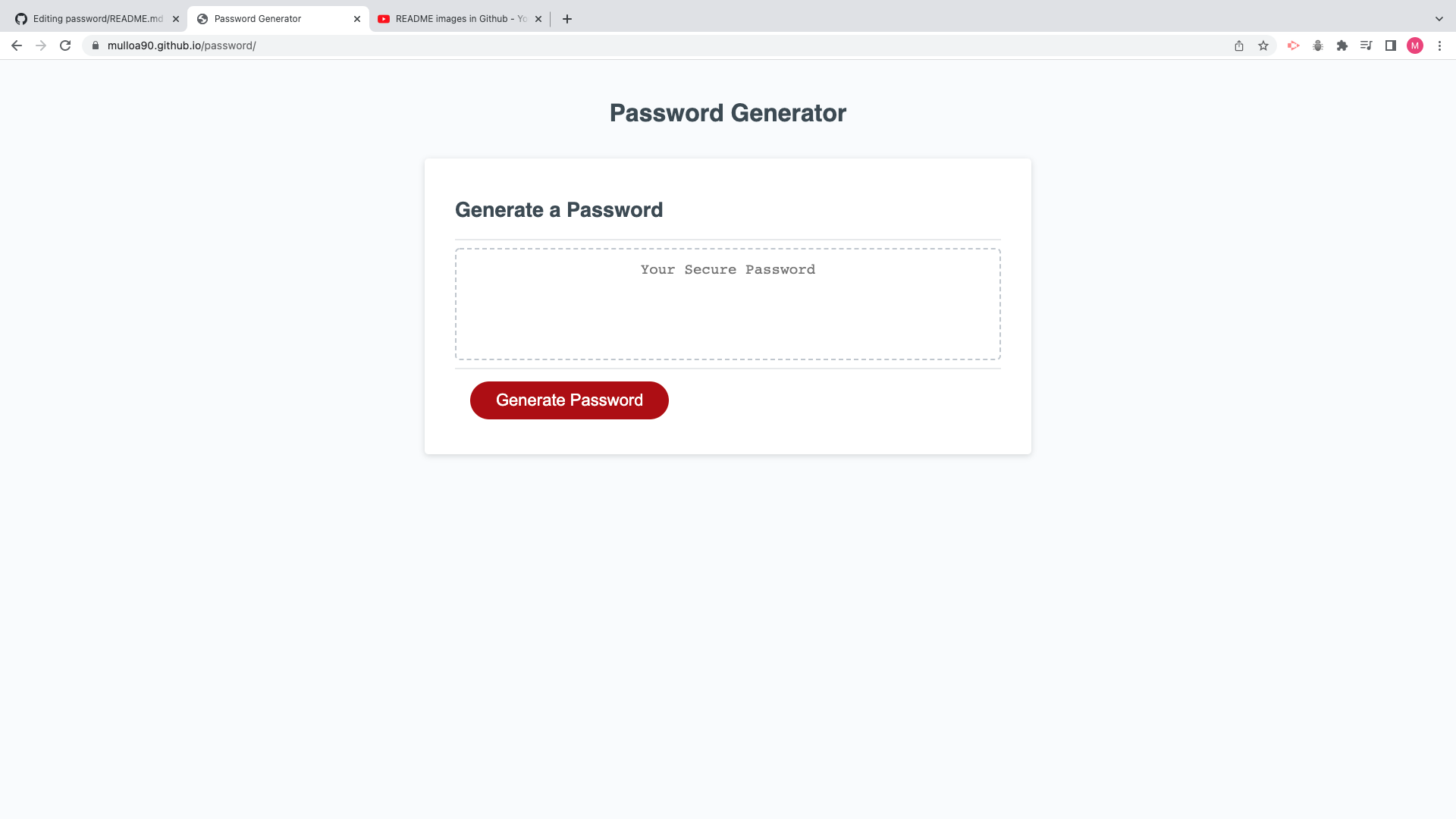 GitHub - Mulloa90/password