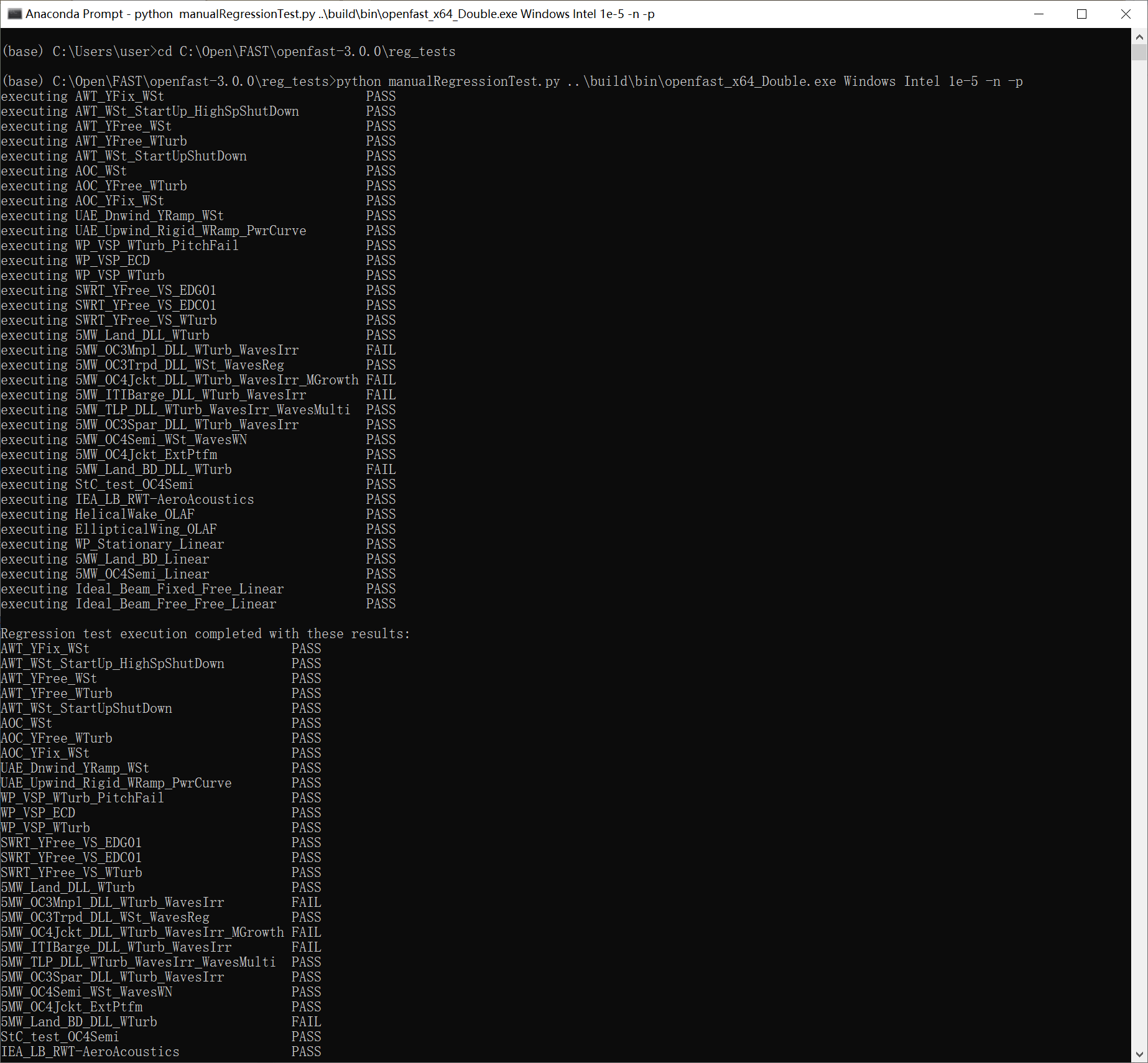Regression Test Fail · Issue 1070 · Openfastopenfast · Github