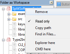 Folder as Workspace: Mark folders/files as read-only · Issue #5824 ...