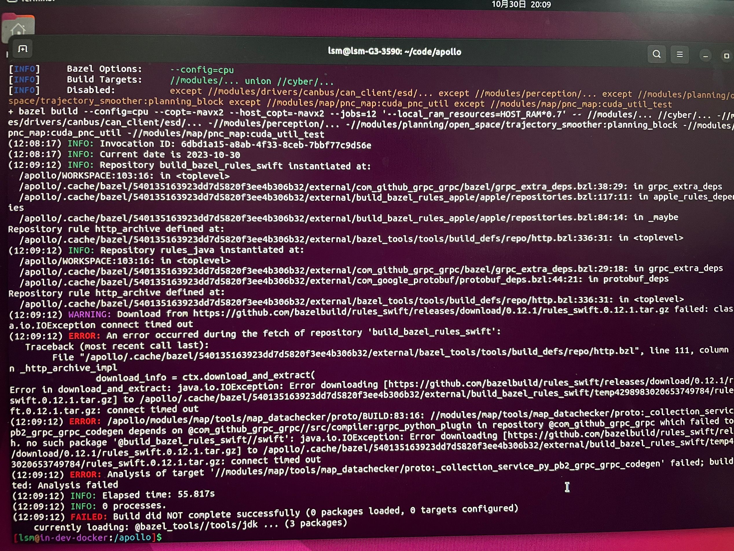 当在bash apollo.sh的时候，出现以下错误，或许您知道是为什么嘛 · Issue #69 · YuqiHuai/SORA-SVL · GitHub
