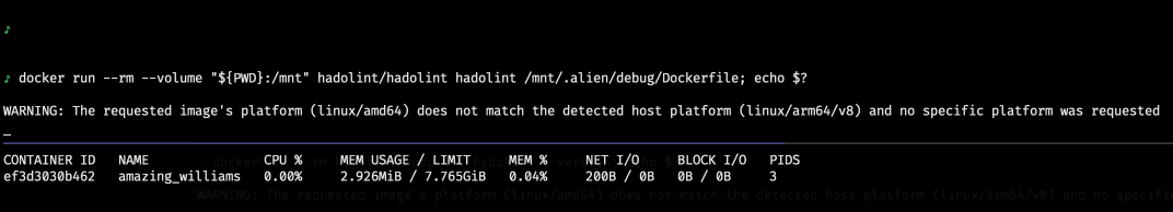 High memory usage on Apple M1 hardware · Issue #729 · hadolint/hadolint · GitHub
