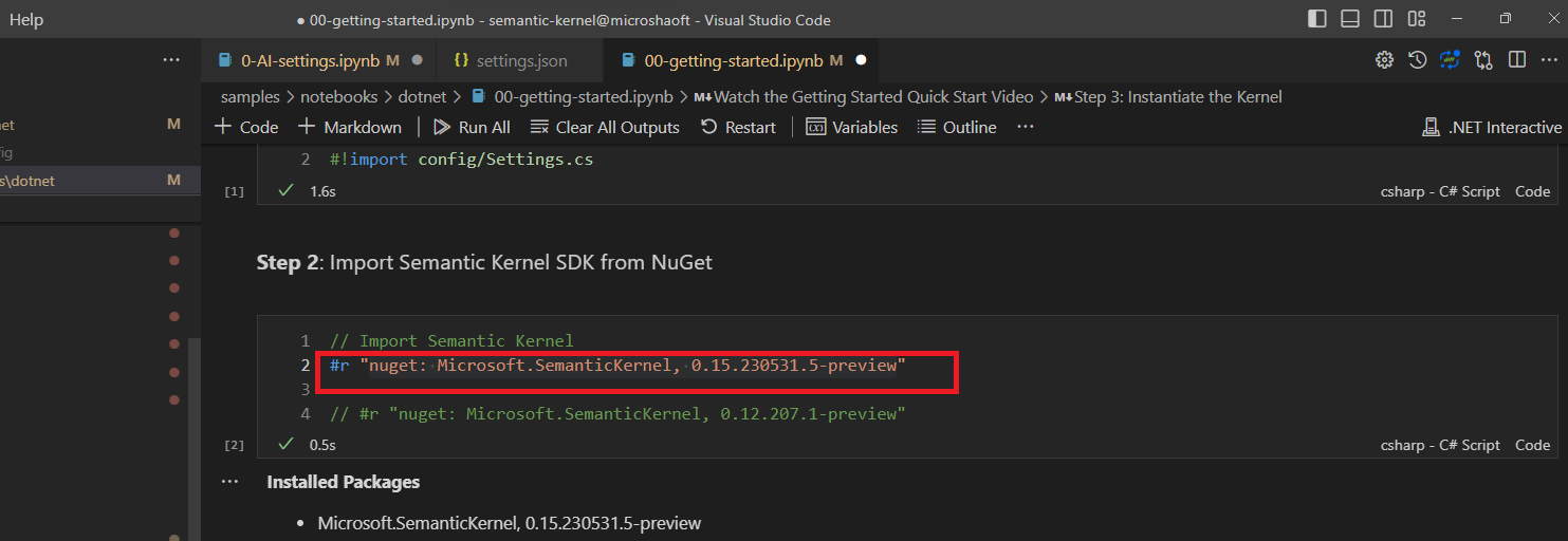 Bug(may be): about running Sample of dotNET notebooks by using Azure OpenAI · Issue #1499 ...