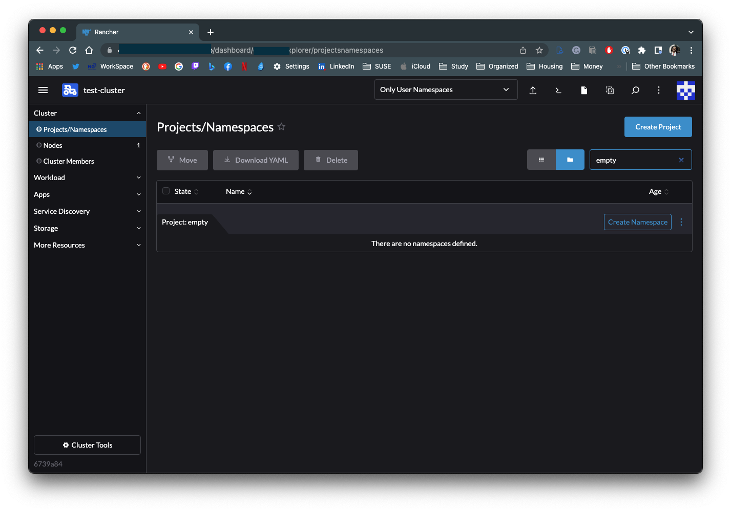 Project filtering does not show empty projects · Issue #5626 · rancher/dashboard · GitHub