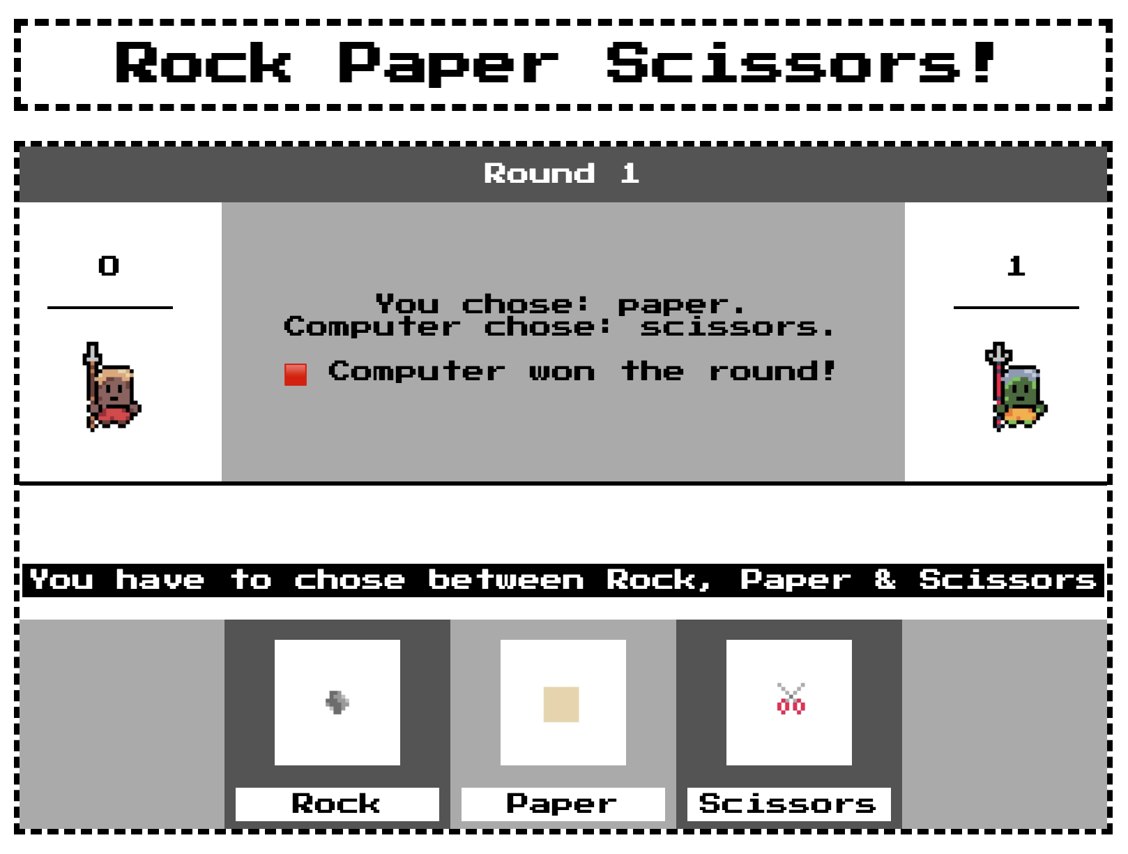 GitHub - xSeanxMillerx/rock-paper-scissors