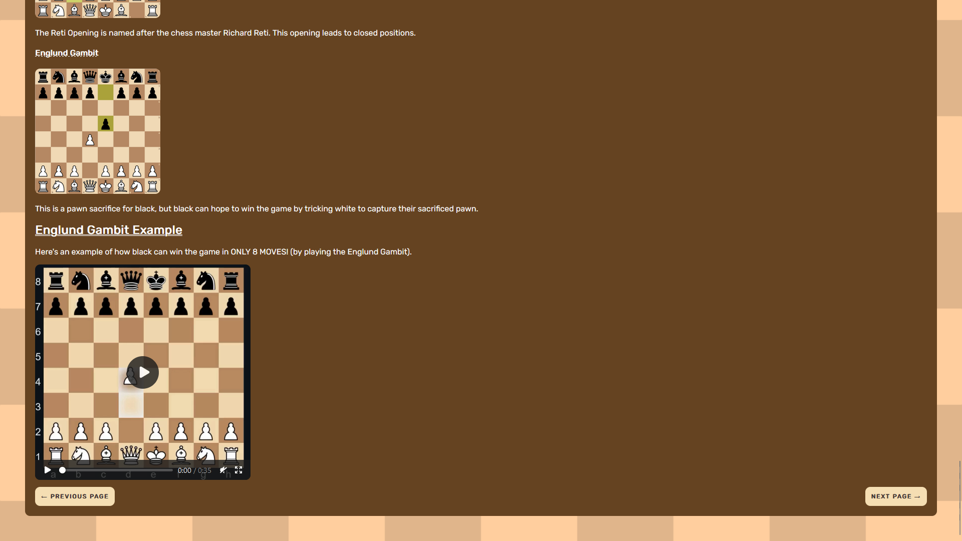 GitHub - AnshThaker/chess-static-website: A static website about chess ...