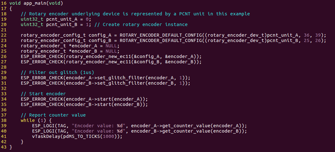 Failed to use Rotary_encoder_example (IDFGH-5105) · Issue #6889 · espressif/esp-idf · GitHub