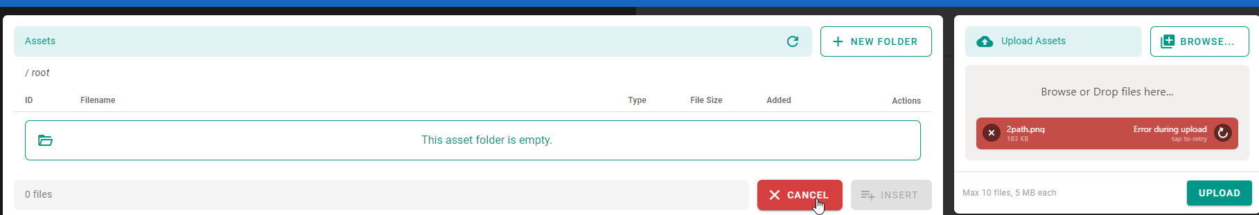 Error during Upload · requarks wiki · Discussion #5183 · GitHub