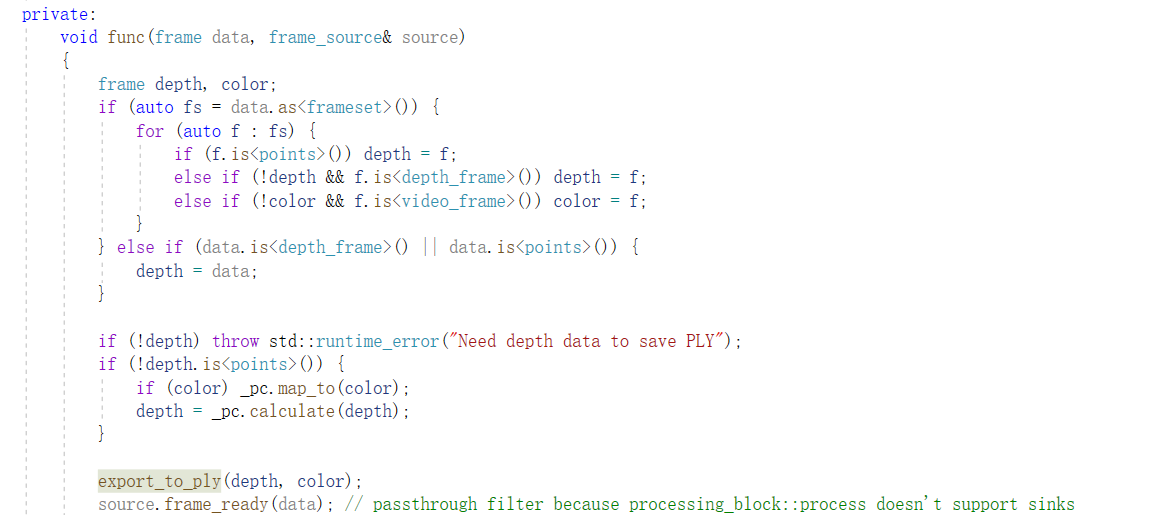 How To Save A File In Point Cloud Format · Issue 11812 · Intelrealsenselibrealsense · Github
