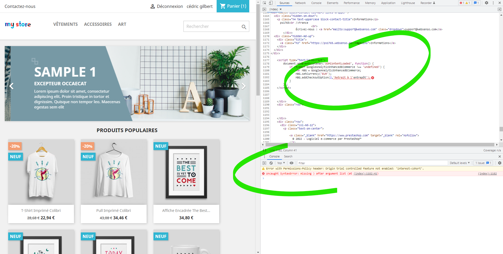 Fix carrier name quote error in JS · Issue #29522 · PrestaShop/PrestaShop · GitHub