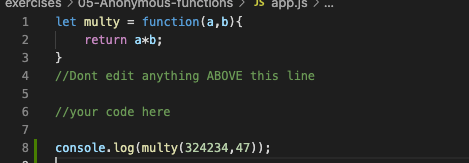 Excercise Bug: 05-Anonymous-functions · Issue #849 · learnpack/learnpack · GitHub