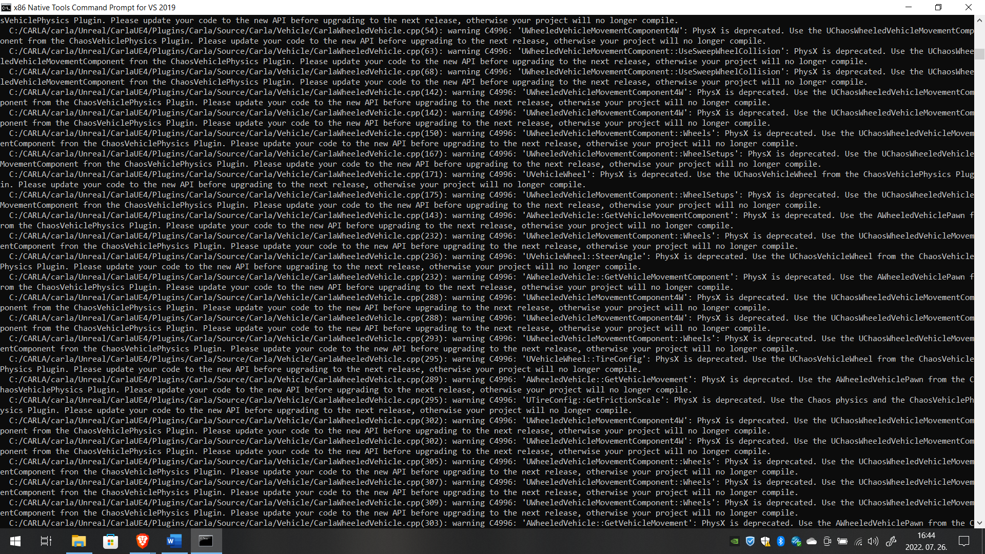 Program do not want to start after creating a new sensor (lot of ERRORs ...