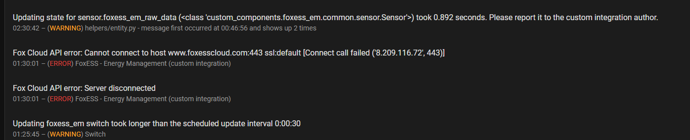 Slow Charge - 1.5kW · Issue #111 · nathanmarlor/foxess_em · GitHub