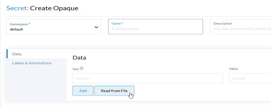 Uploading File To Secret From Rancher Webapp Creates Wrong Base64 Encryption · Issue 41672