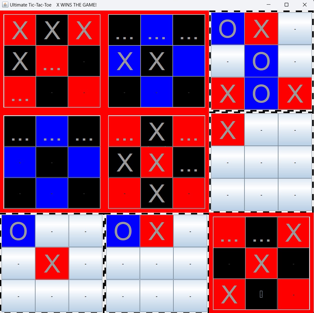 GitHub - jtotheayy/Ultimate-Tic-Tac-Toe