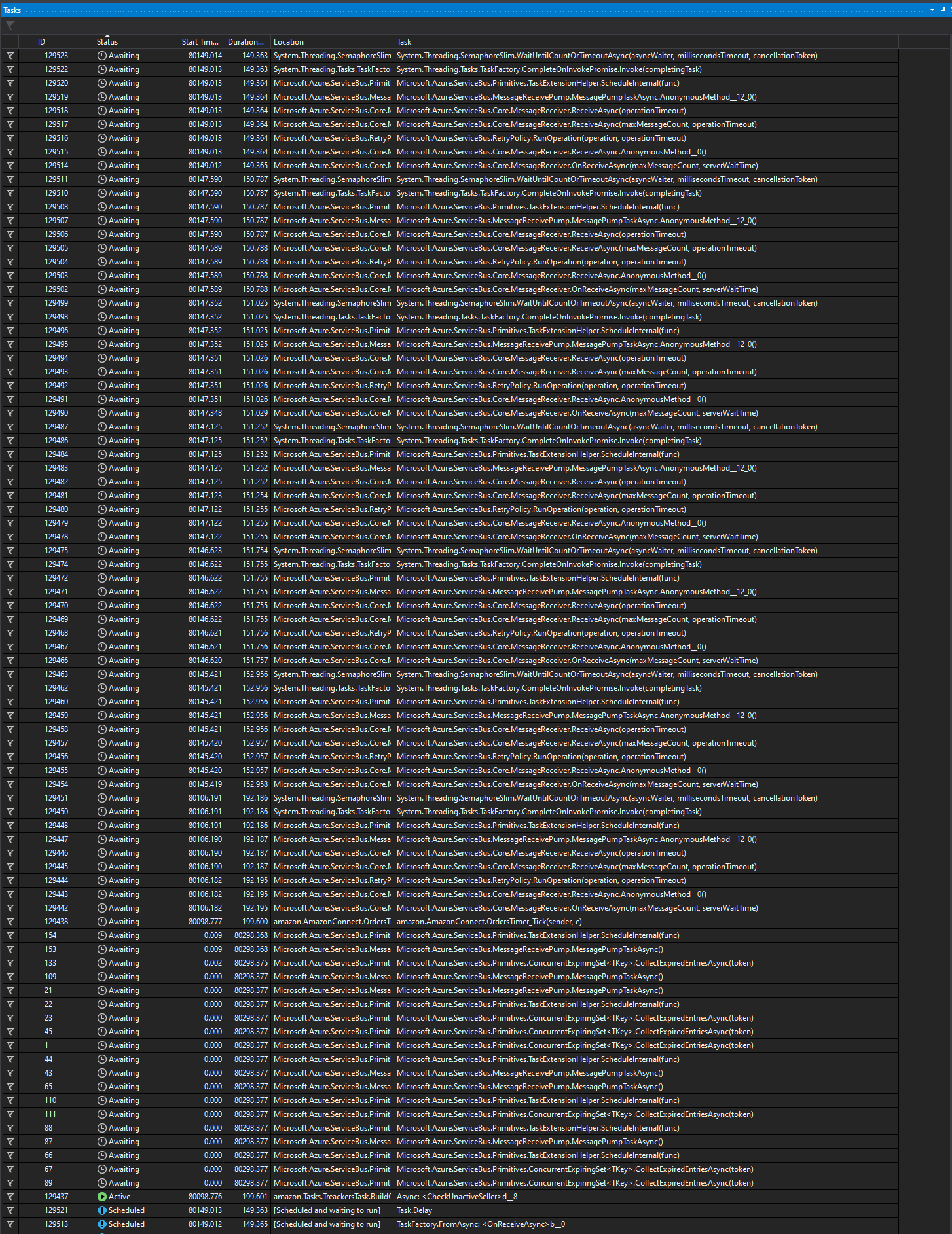 Managed Debugging Assistant 'ContextSwitchDeadlock' · Issue #433 · Azure/azure-service-bus · GitHub