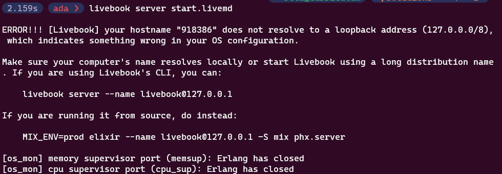 Different Livebook Errors Between Powershell And Wsl Ubuntu · Issue 1066 · Livebook Dev 9548