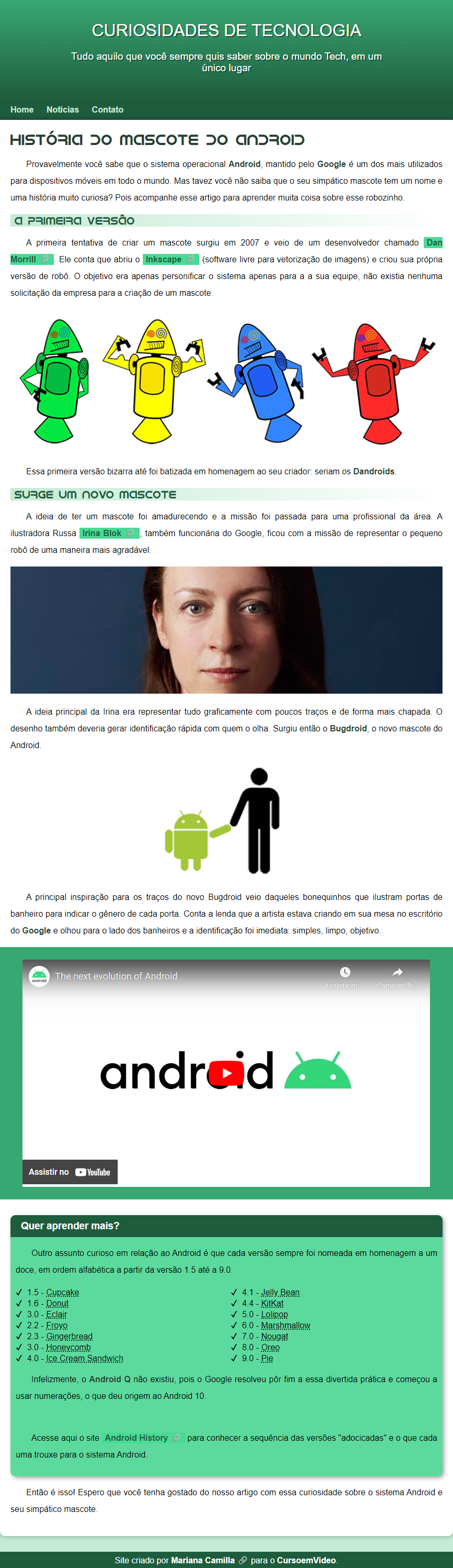 GitHub - marianacamilla/site-android-cursoemvideo