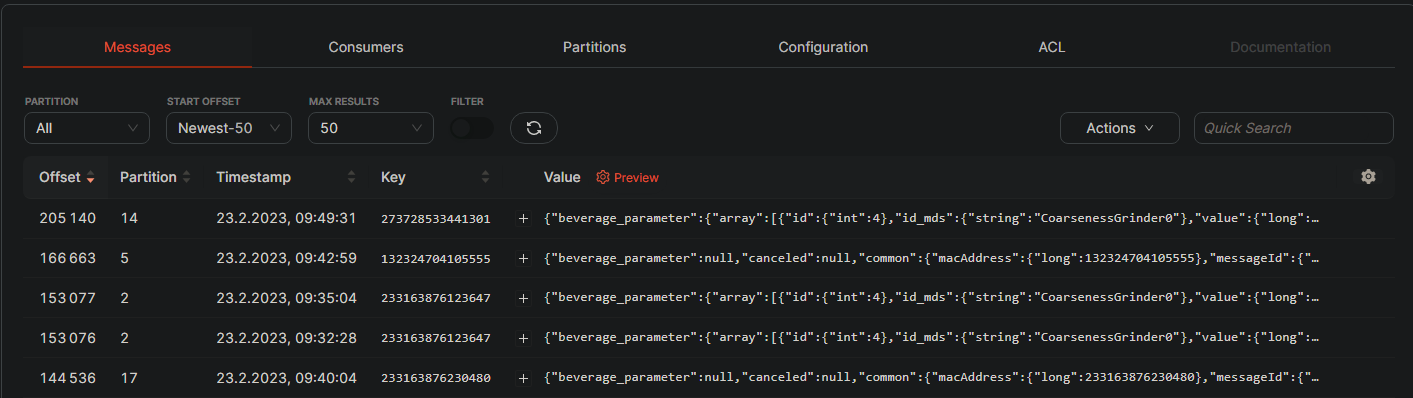 Not showing all messages · Issue #633 · redpanda-data/console · GitHub