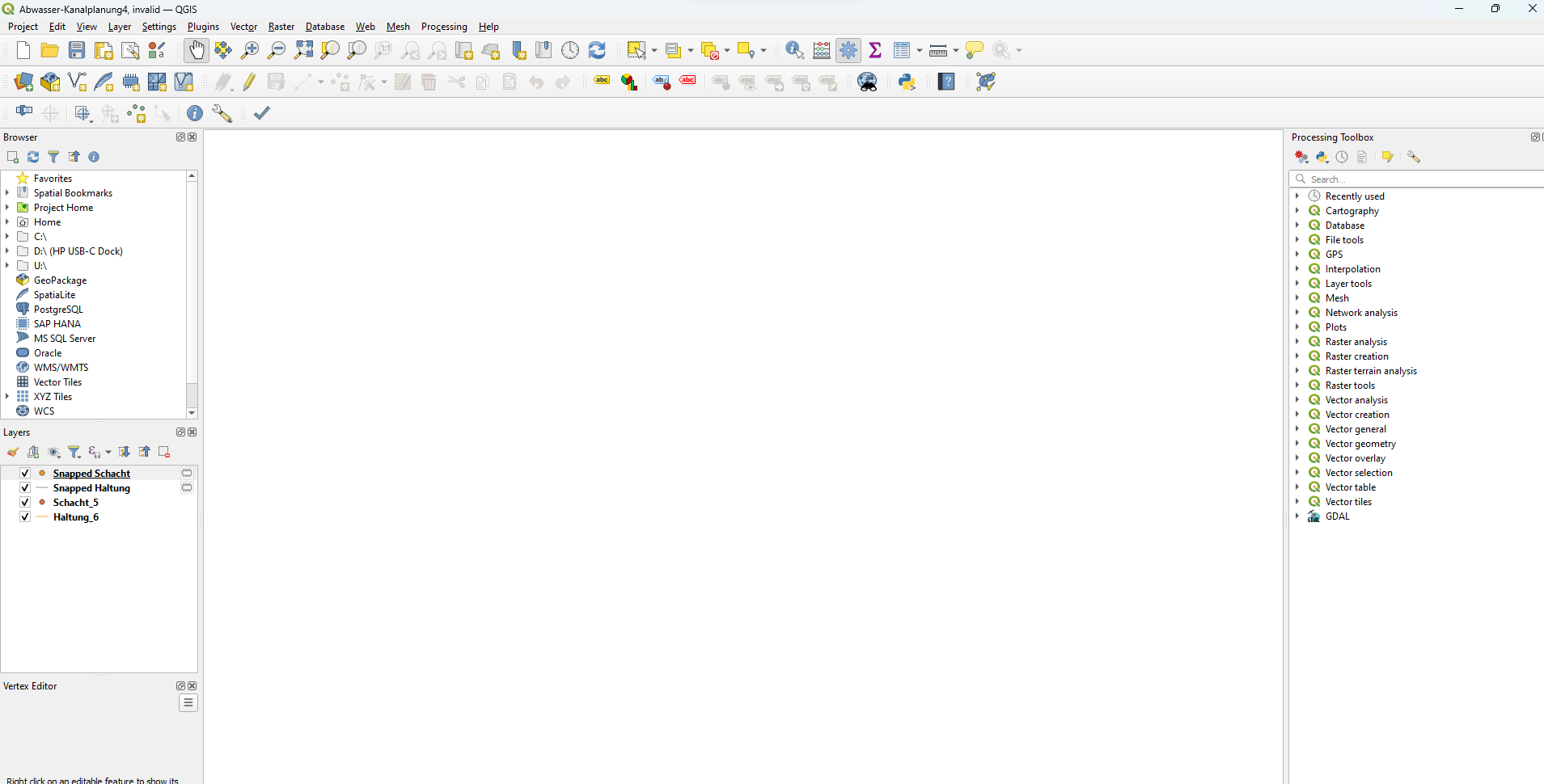 Project is not displaying in QGIS 3.30.1 eventhough layers are visible · Issue #52894 · qgis ...