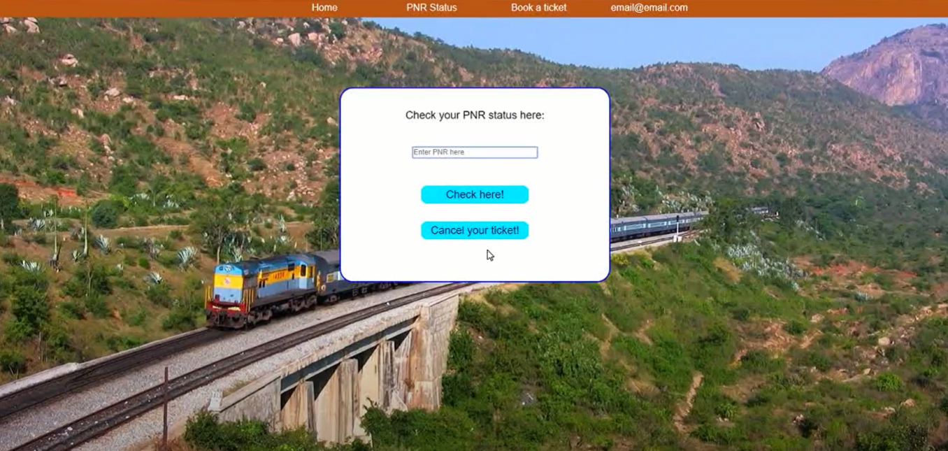 Github Sajeedans786railwaymanagementsystemdbms Project “railway Reservation” Is The 