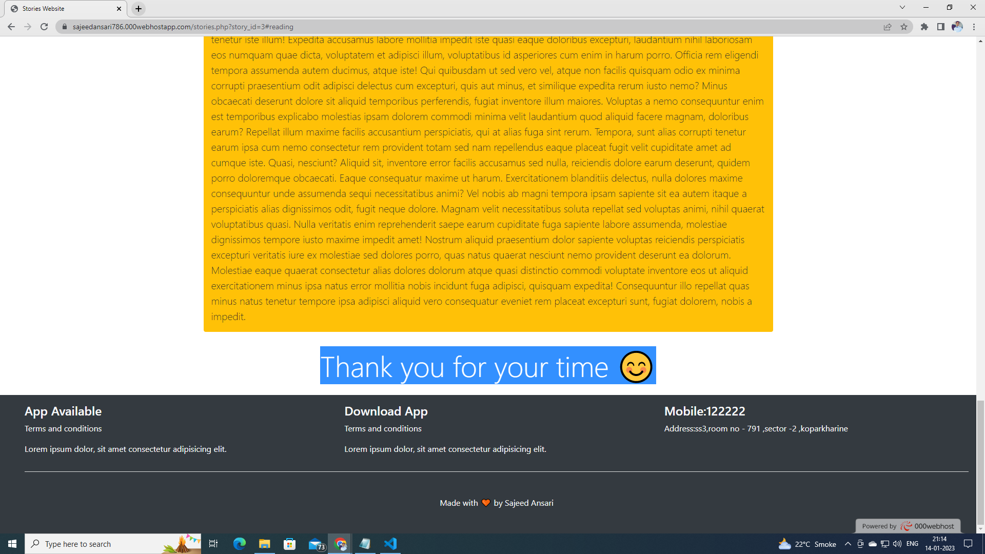 GitHub - SajeedAns786/Story-Website: This is a dynamic story website . It's is made in PHP and ...