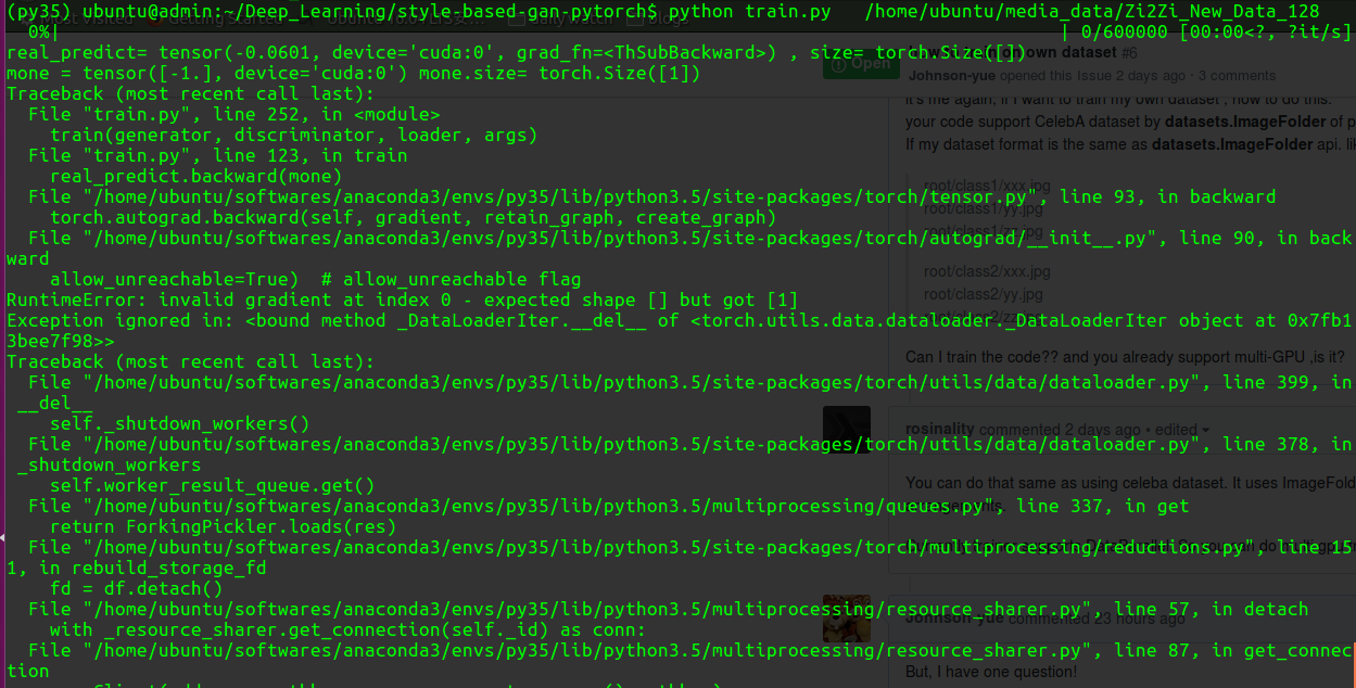 How To Train On Own Dataset · Issue 6 · Rosinalitystyle Based Gan Pytorch · Github