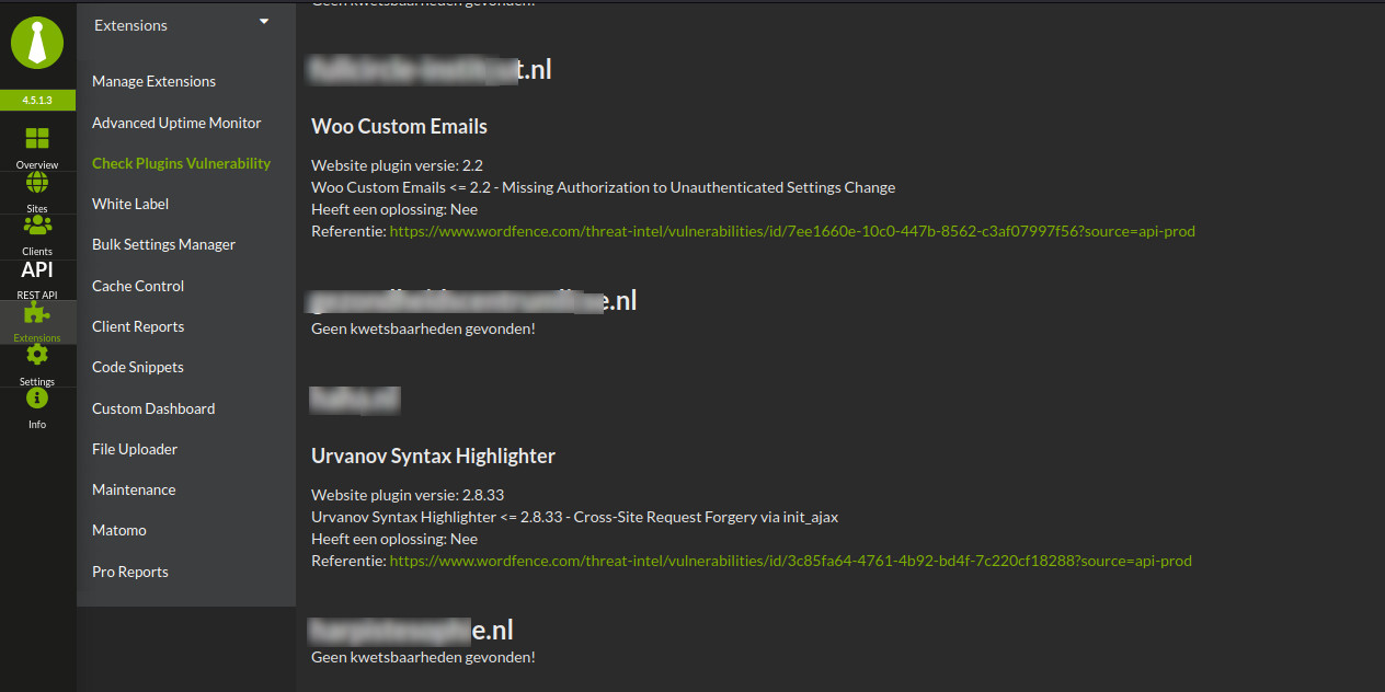 GitHub - herbie4/mainwp-check-plugins-vulnerability-extension: Extension for MainWP Dashboard ...