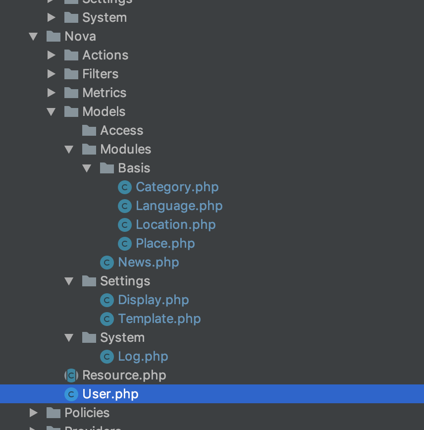 Cannot add relation from subfolder. · Issue #187 · laravel/nova-issues · GitHub