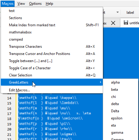 Shortcuts for Greek Alphabets · Issue #2675 · texstudio-org/texstudio · GitHub