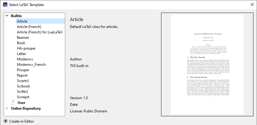 Reintroduce templates · Issue #2975 · texstudio-org/texstudio · GitHub