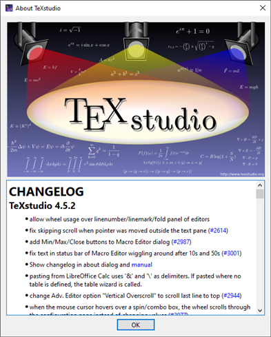 release note difficulte to read · Issue #3059 · texstudio-org/texstudio · GitHub