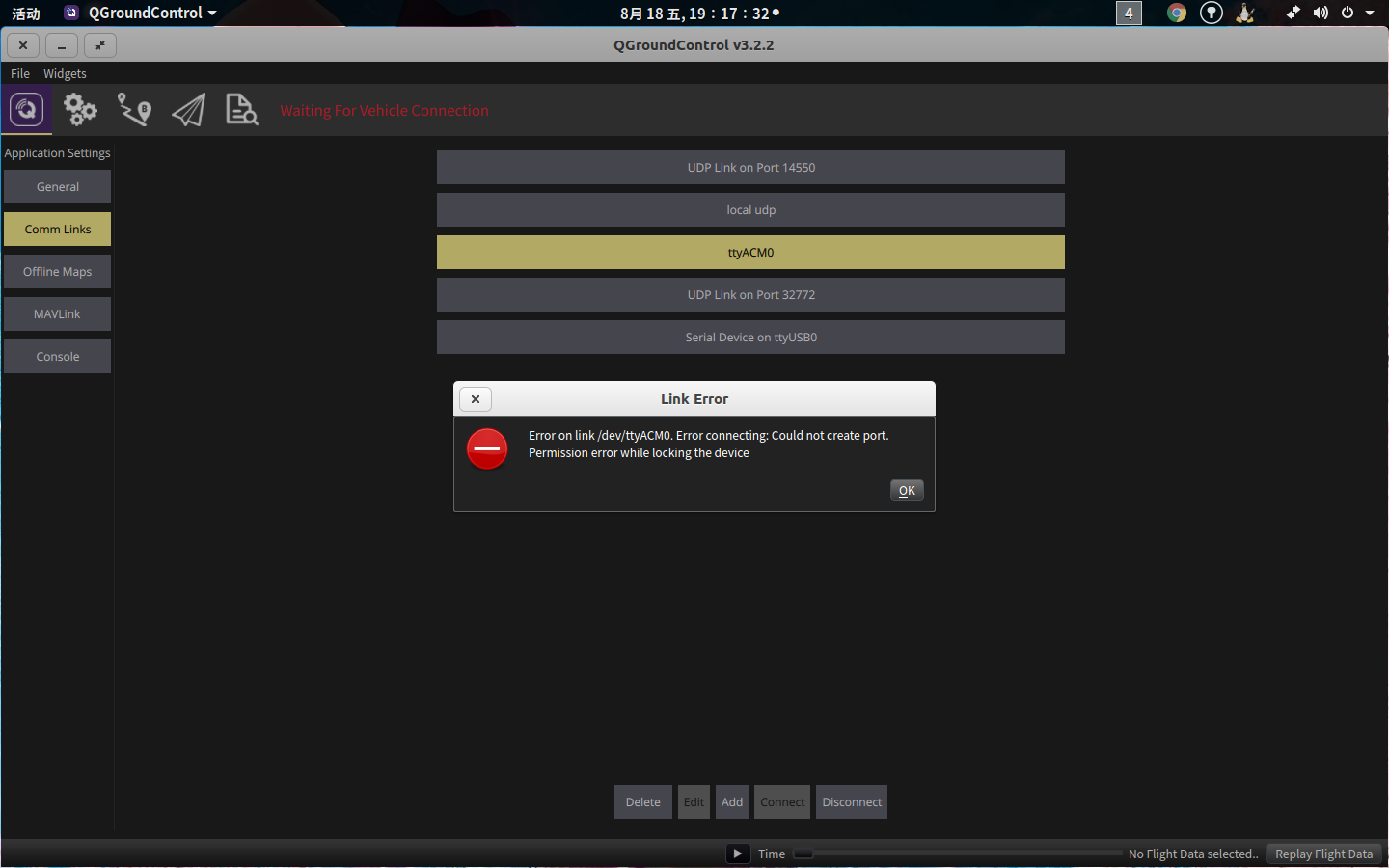 can not connect the optical flow · Issue #5591 · mavlink/qgroundcontrol · GitHub