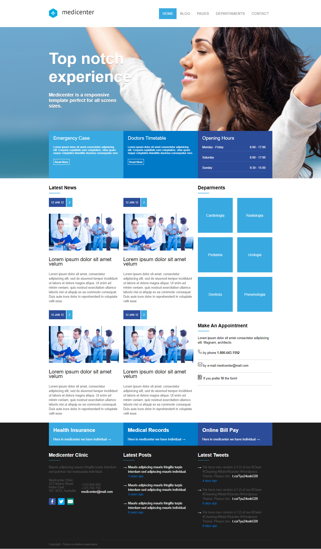 GitHub - matheeusgomes/medicenter: Site MediCenter criado durante curso da B7web