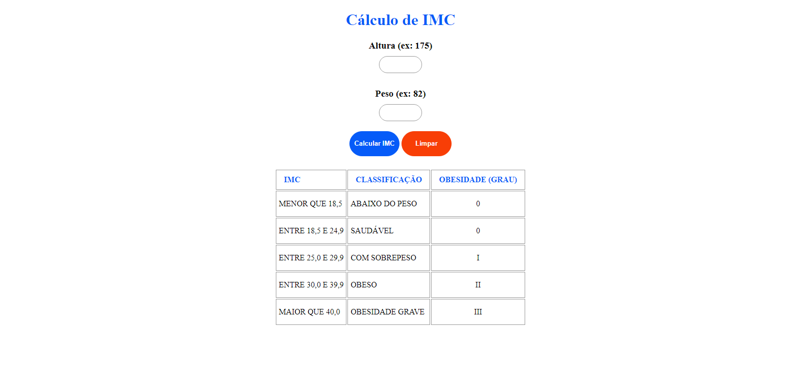 GitHub - matheeusgomes/calculo-imc