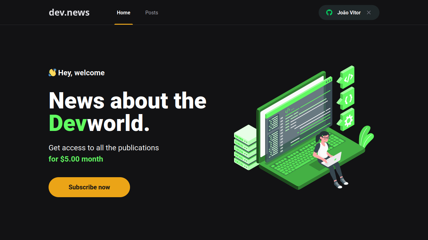 GitHub - JaoVSP/devnews: Monthly subscription blog about the world of programming
