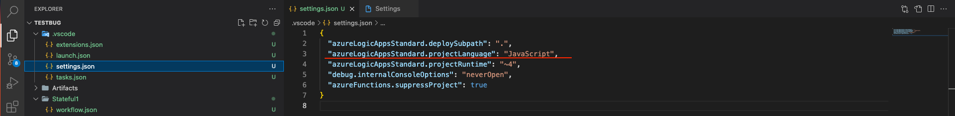 VSCode Extension prompts for Language selection, the errors because ...