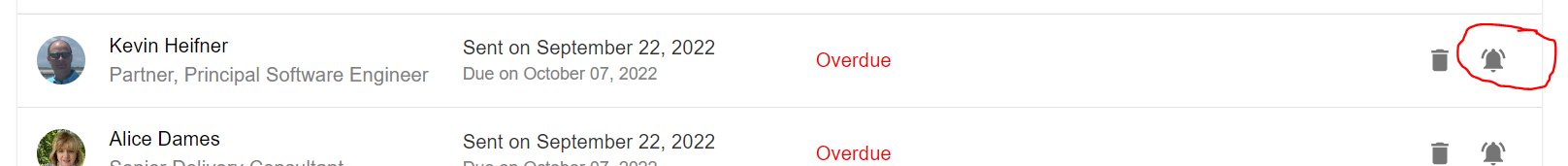Send Reminder button does not seem to work · Issue #1981 · objectcomputing/check-ins · GitHub