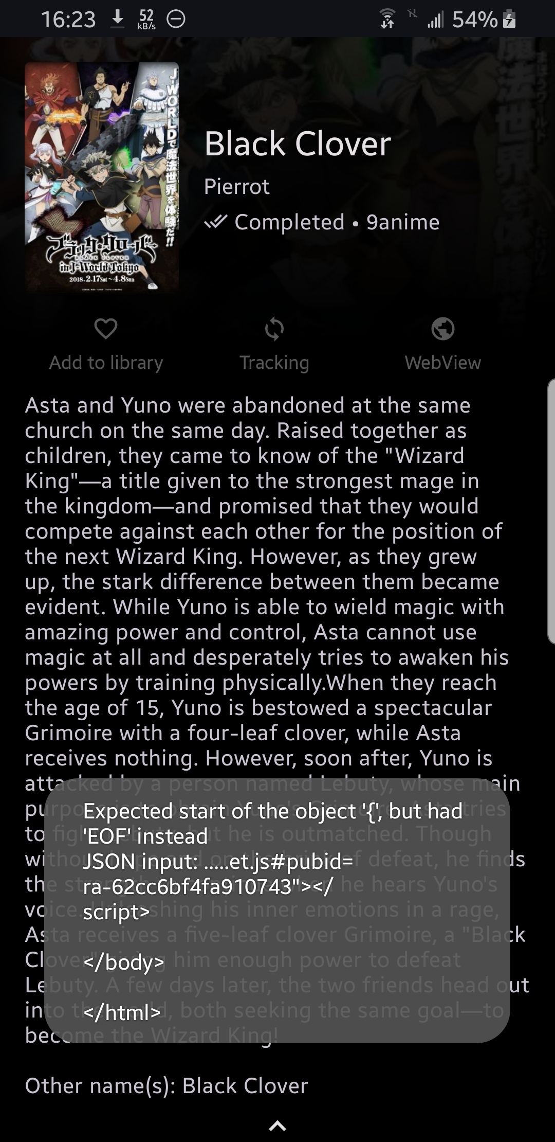 [Bug] : · Issue #733 · aniyomiorg/aniyomi-extensions · GitHub