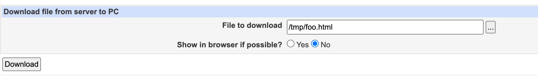 Upload and download module should not show HTML files · Issue #1907 · webmin/webmin · GitHub