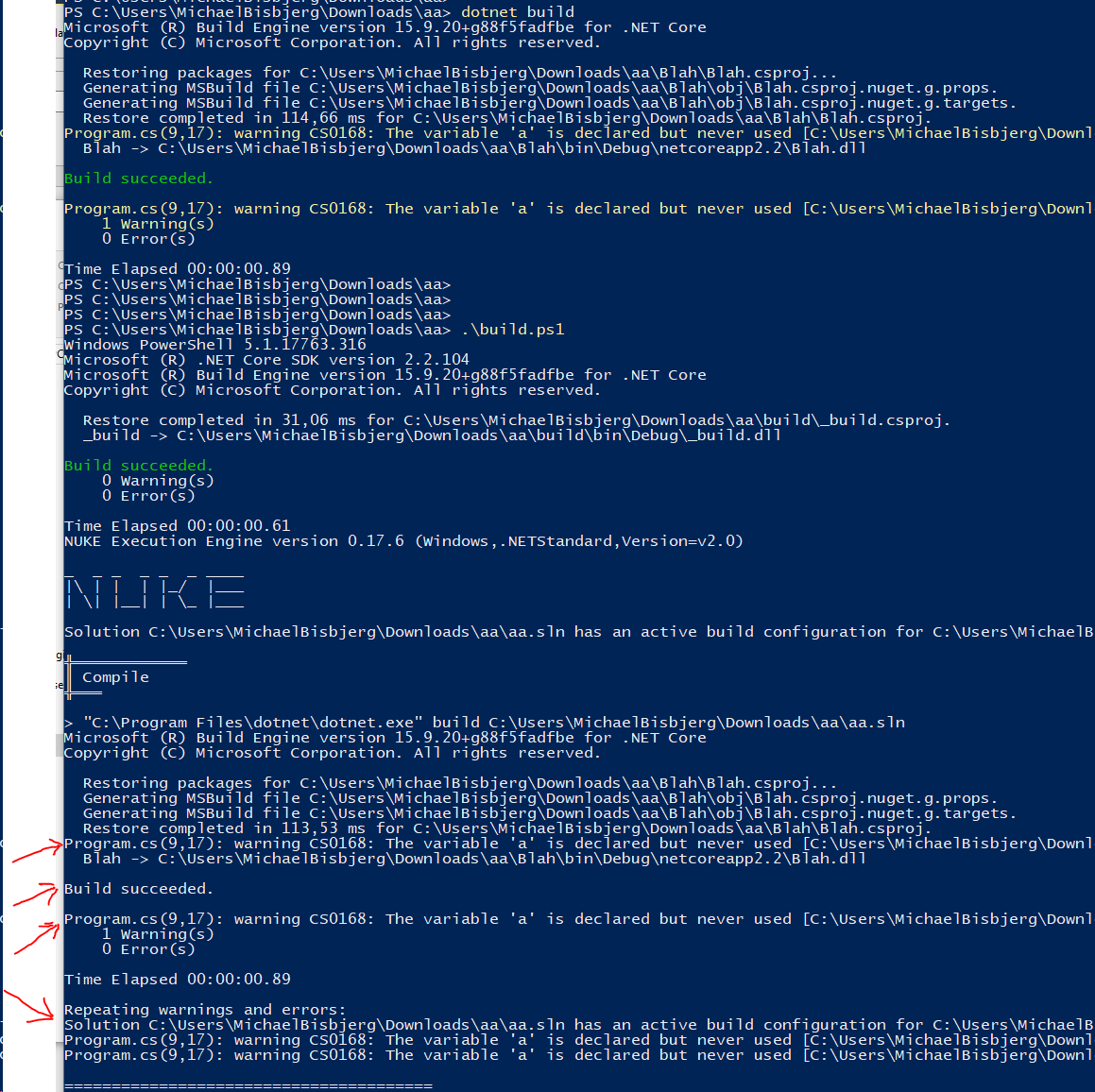 Process color output · Issue #249 · nuke-build/nuke · GitHub
