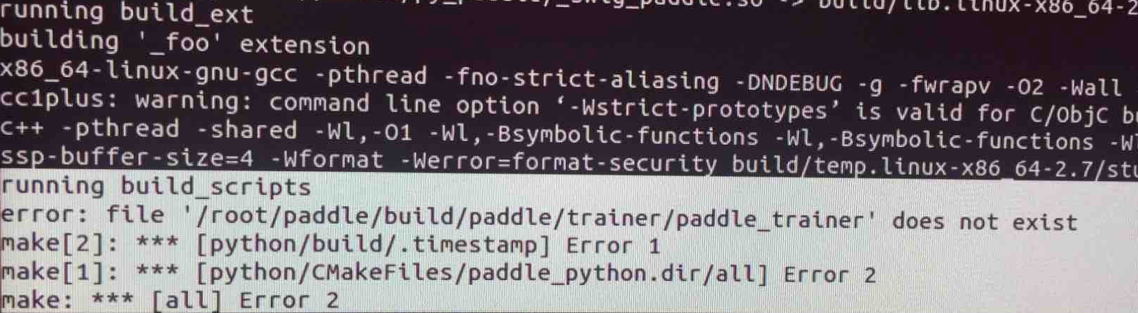 Build Error On Develop Branch · Issue 6077 · Paddlepaddlepaddle · Github 