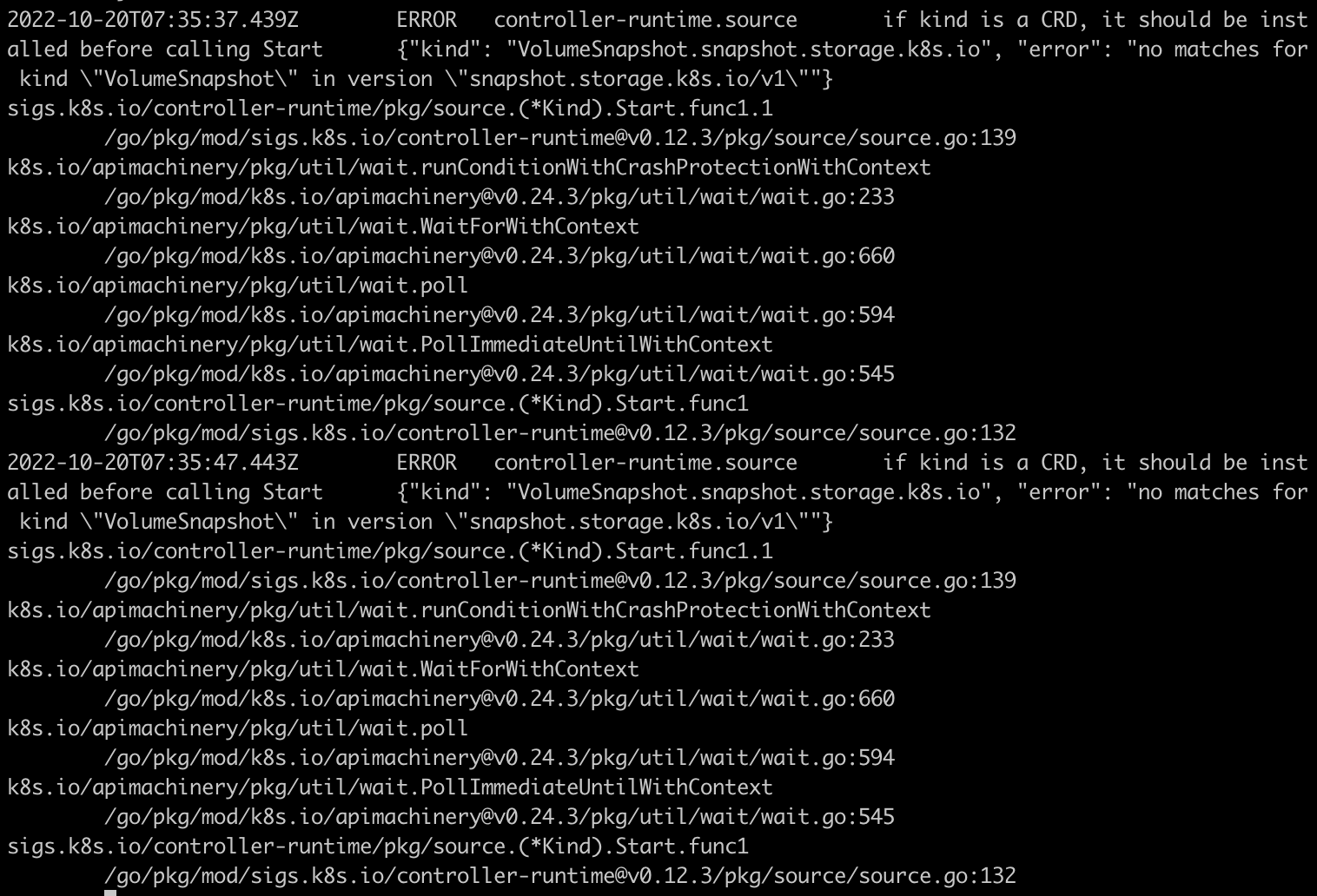 [BUG] VolumeSnapshot didn't install using dbctl · Issue #319 · apecloud/kubeblocks · GitHub