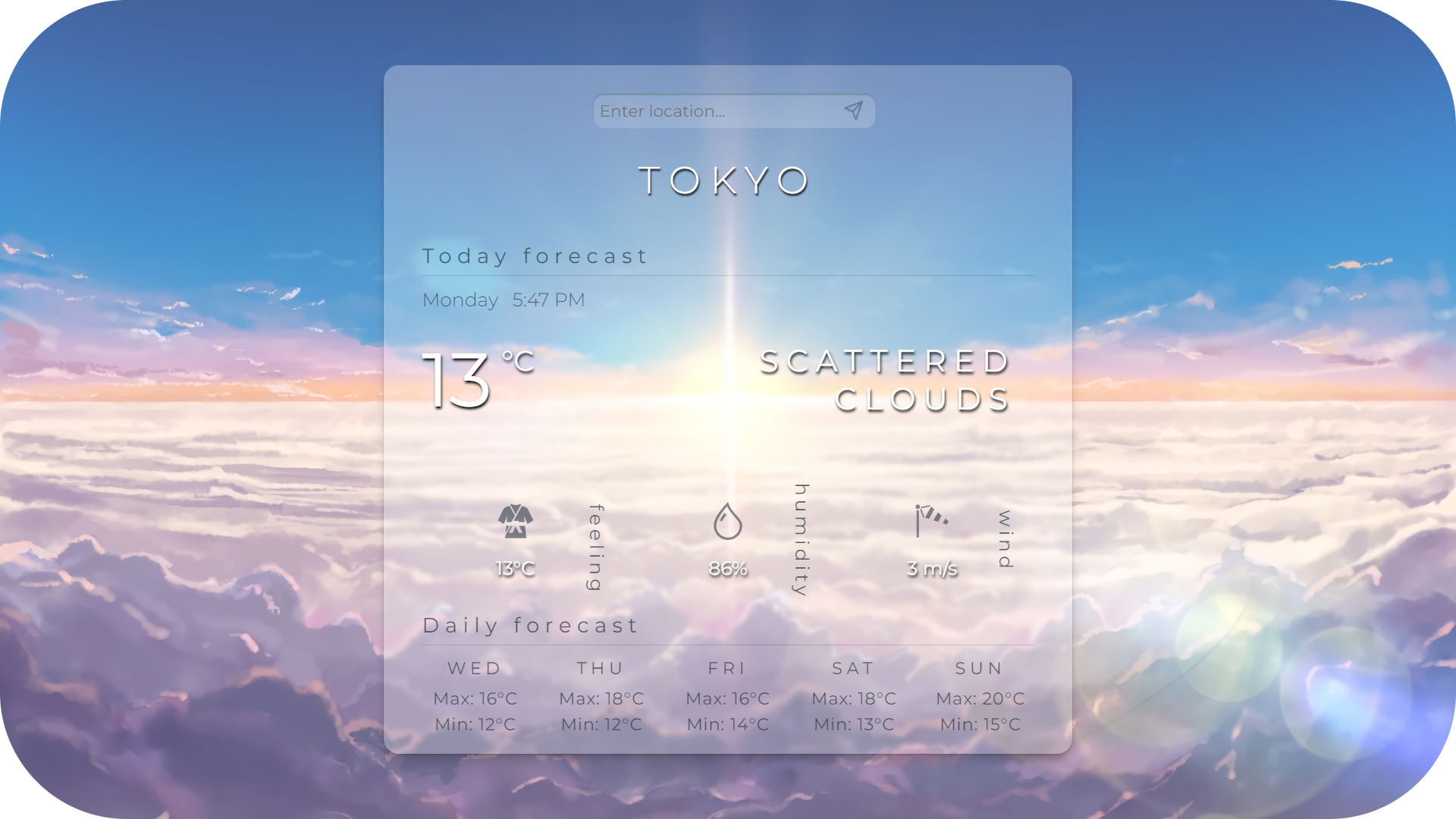 GitHub - blossomingiris/React-Weather-app