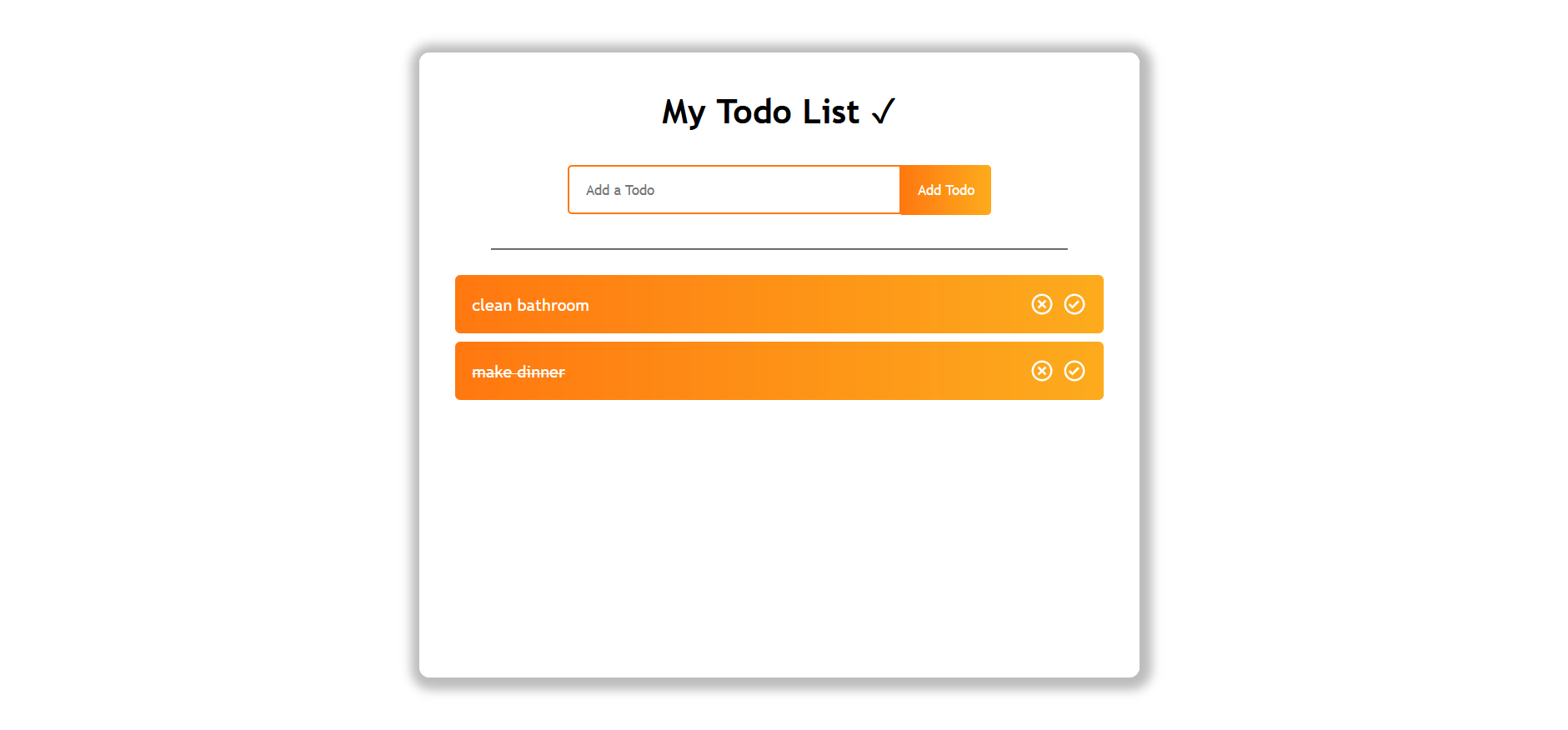 GitHub - InbalBu/todolist: A todo List, u can add, remove or check a todo. Programmed in React