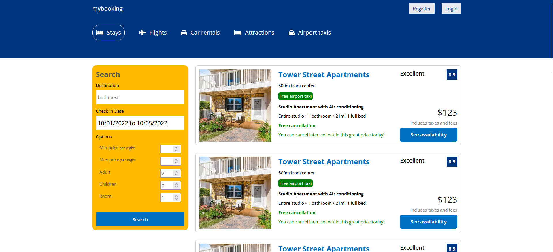 GitHub - InbalBu/BookingUI: Frontend Booking design