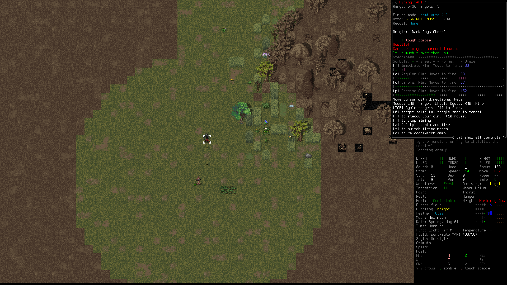 Aiming is broken · Issue #59492 · CleverRaven/Cataclysm-DDA · GitHub