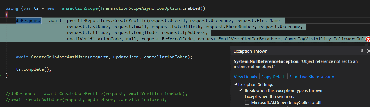 sql transaction not working after updating to .Net core 3.1 with InsightDb · Issue #445 ...