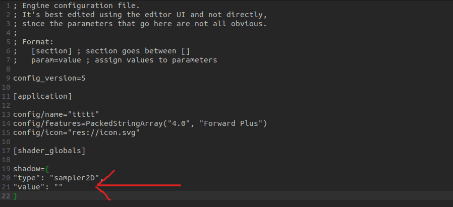 SHADER GLOBALS : Value not write when type is Sampler2D · Issue #68485 · godotengine/godot · GitHub