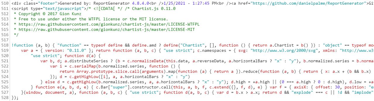 PublishCodeCoverageResults@1 removes JavaScript on index.html page of ...